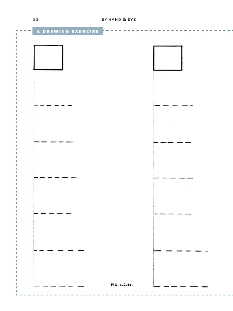 A Drawing Exercise: 28 by Hand & Eye | PDF