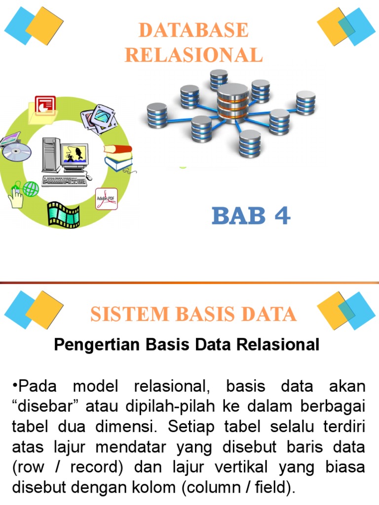 BAB 4. Database - Relasional | PDF