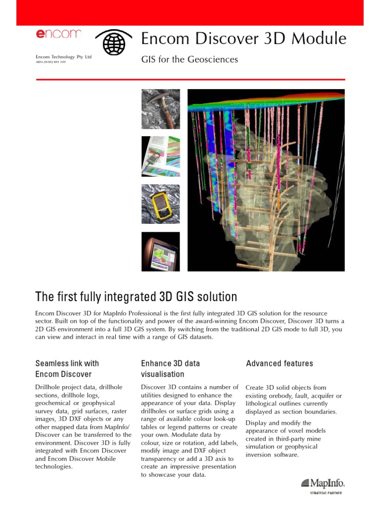 Encom Discover 3D Module: The First Fully Integrated 3D GIS Solution ...