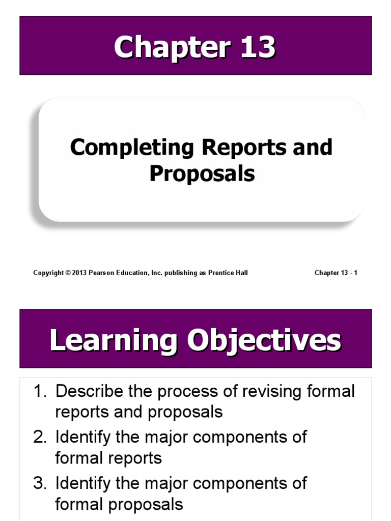 13 Completing Reports and Proposals | PDF | Copyright Law | Law