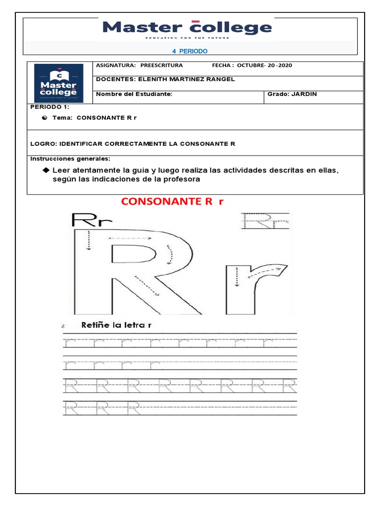 Consonante R | PDF