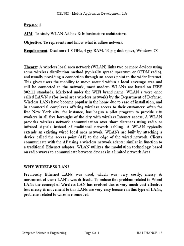 Soft Copy Format For MCC | Download Free PDF | Wireless Lan | Bluetooth