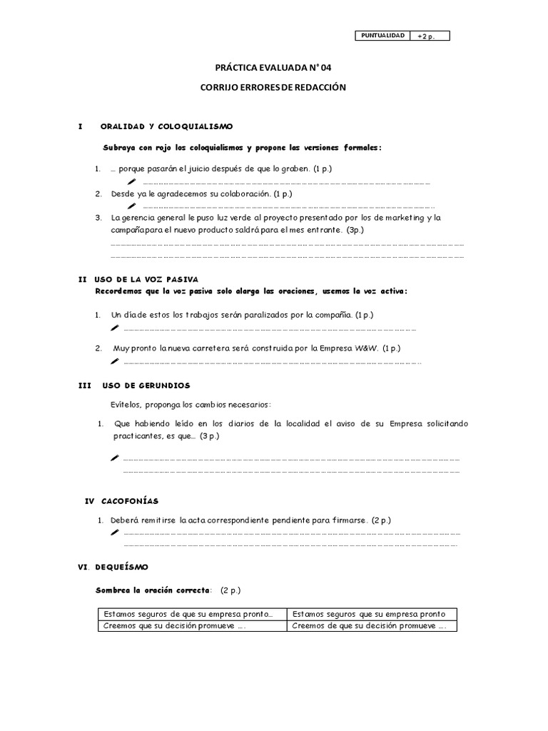 Práctica Evaluada #04 PDF | PDF | Business