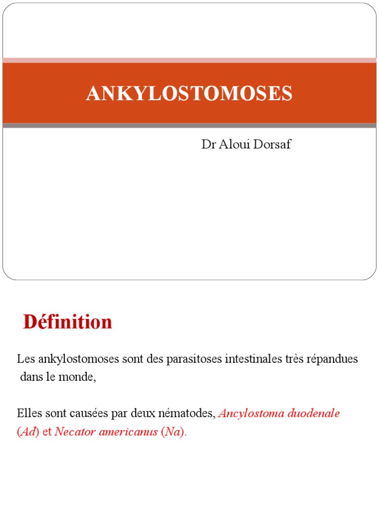 Ankylostome | PDF | Maladies et troubles | Maladie d'Alzheimer