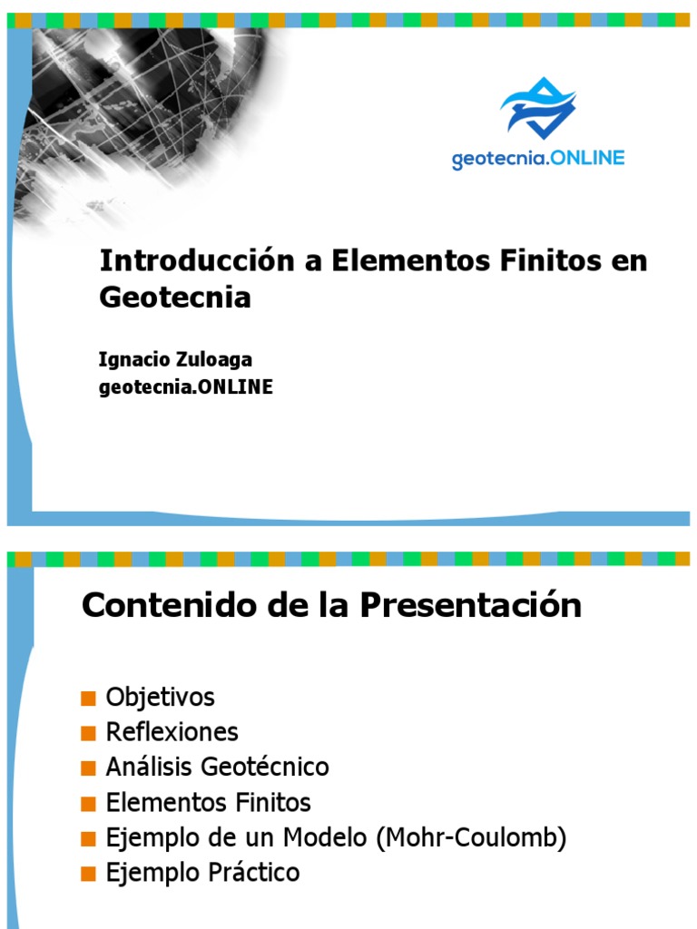 Introducción Elementos Finitos en Geotecnia | PDF | Elasticidad (Física ...