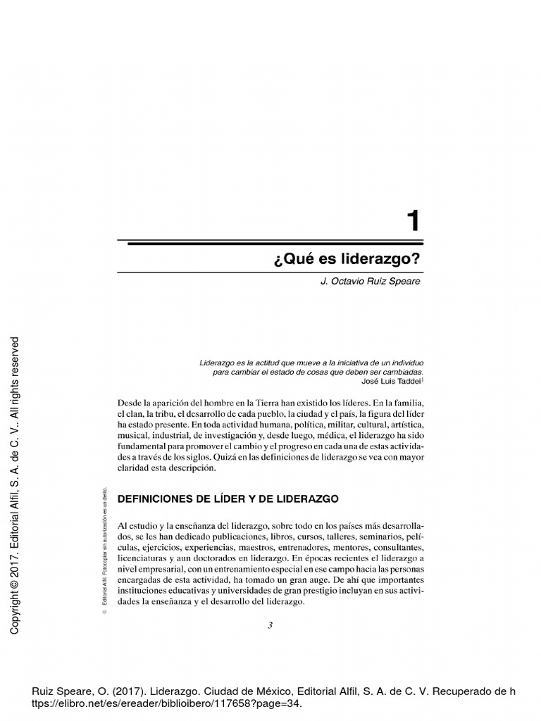 Libro Liderazgo Pdf Libertad De Prensa Ley De Derechos De Autor