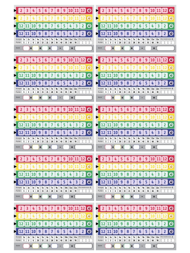 Qwixx Quixx PDF | PDF