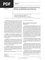 Inventario Dependencia Emocional Ide | PDF | Validez (Estadísticas) | Sicología