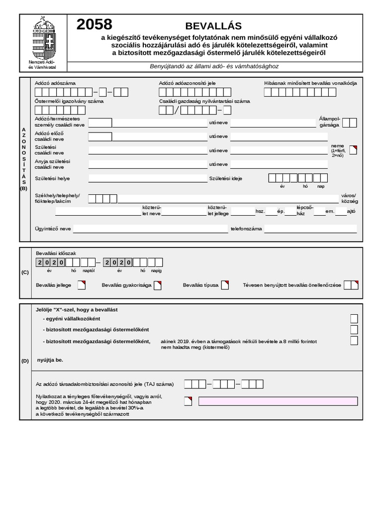 2058 Nyomtatvanykep | PDF