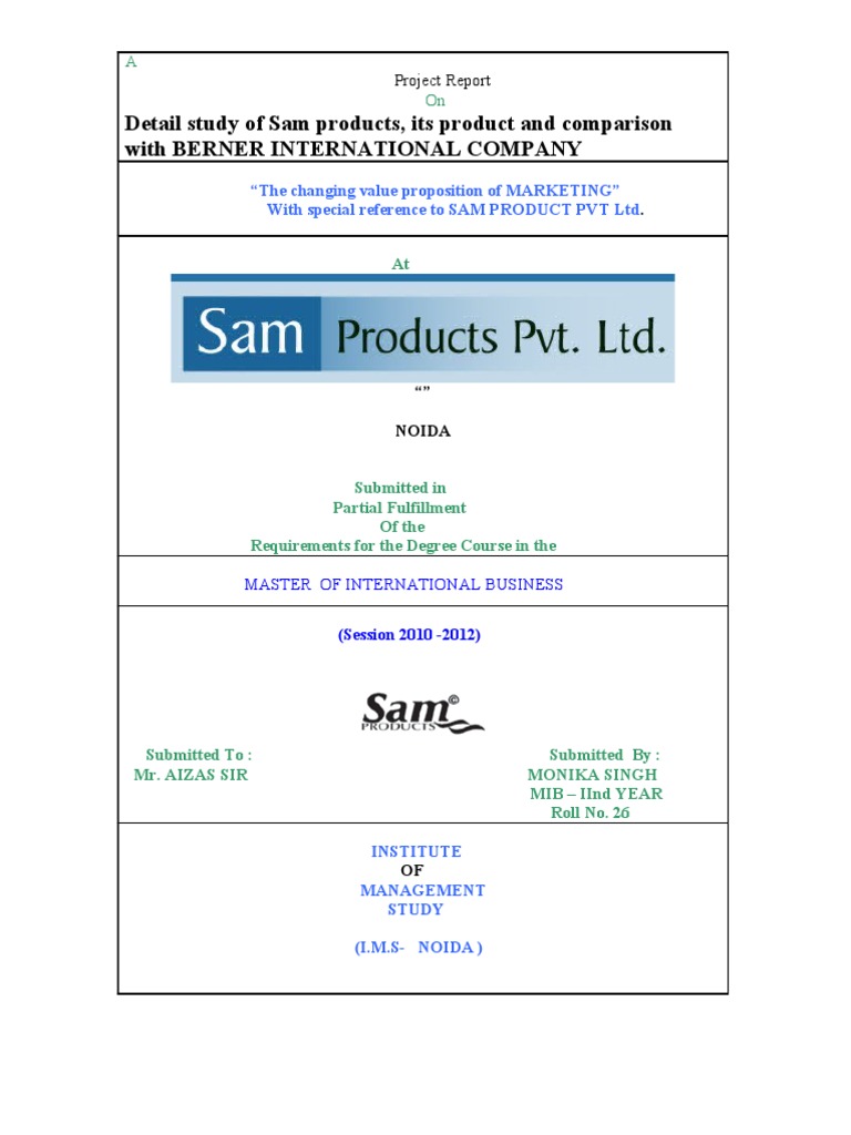 Project Report | Download Free PDF | Hvac | Air Conditioning