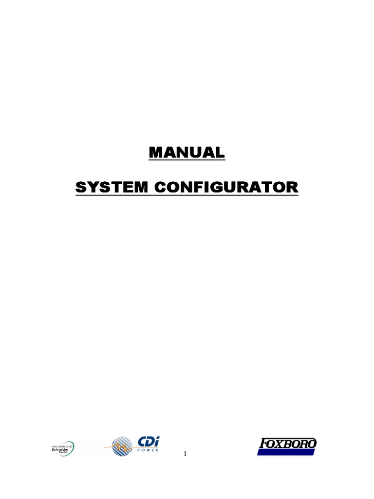 Manual SysConfig Rev00 | PDF | Protocolo de controle de transmissão ...
