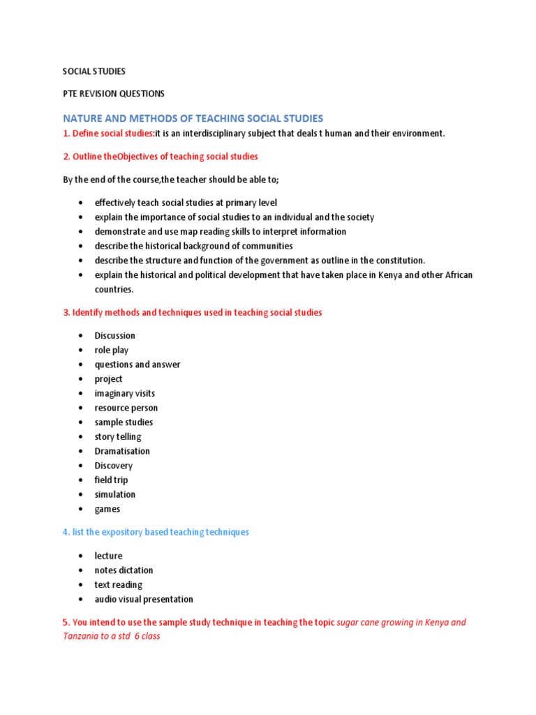 Social Studies Teaching Methods | PDF | Lake | Global Warming