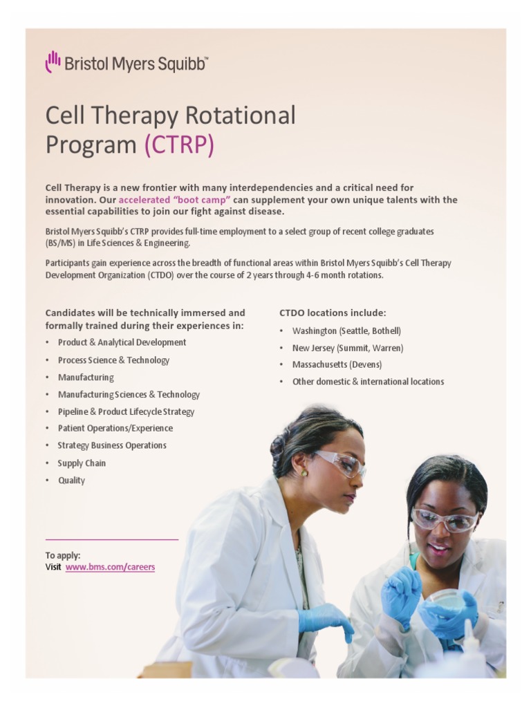 Cell Therapy Rotational Program: (CTRP) | PDF | Product Lifecycle ...