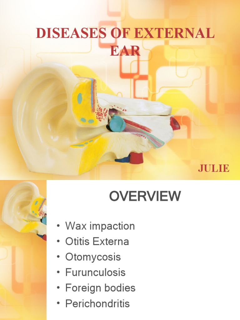 Diseases of External Ear | PDF | Health Sciences | Auditory System