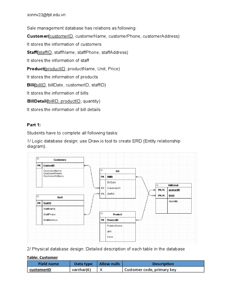 Lab4@NguyenHoangLong GCS190780 | PDF | Database Design | Databases
