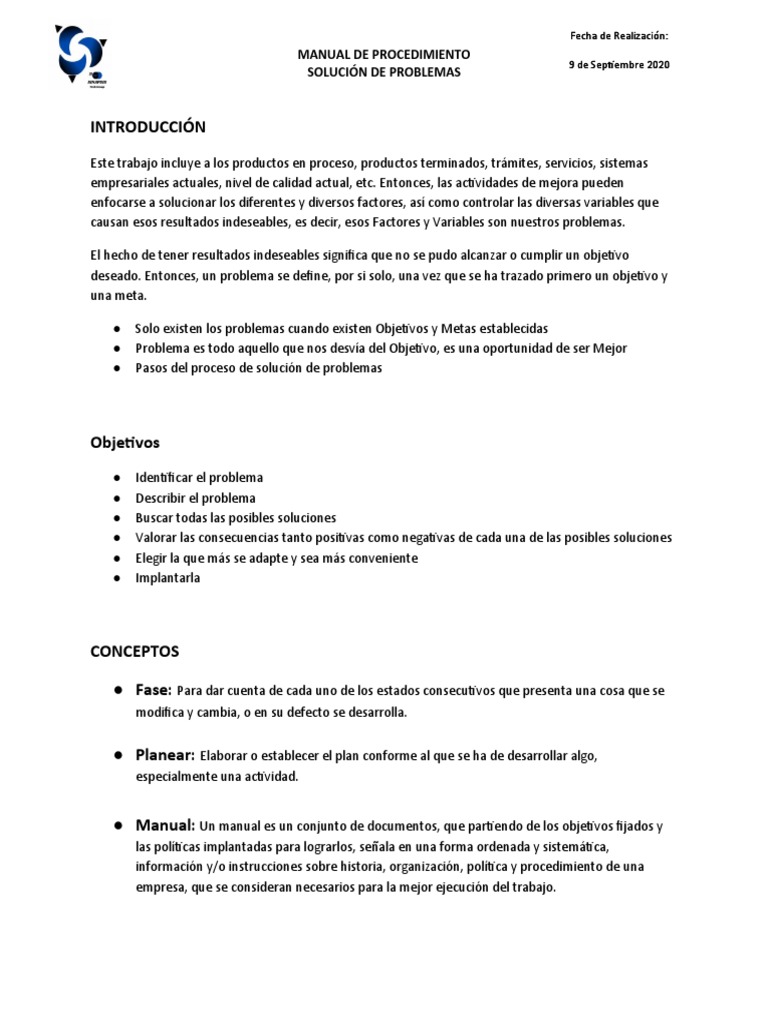 Guía paso a paso para la resolución efectiva de problemas | PDF ...