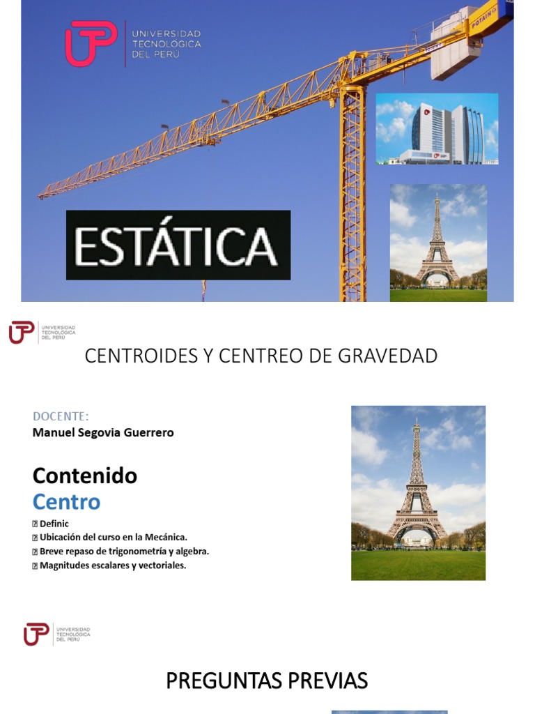 Conceptos Básicos de Estática | PDF | Métodos y materiales de enseñanza
