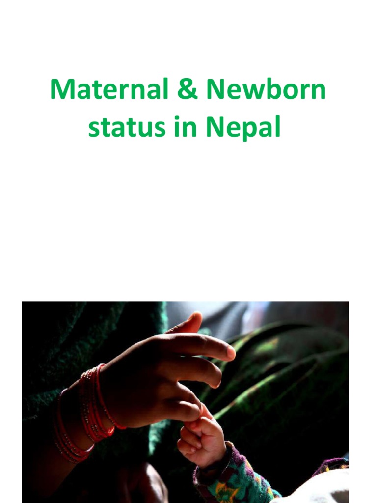 Maternal &newborn Status of Nepal 2018 BNS | PDF | Postpartum Period ...