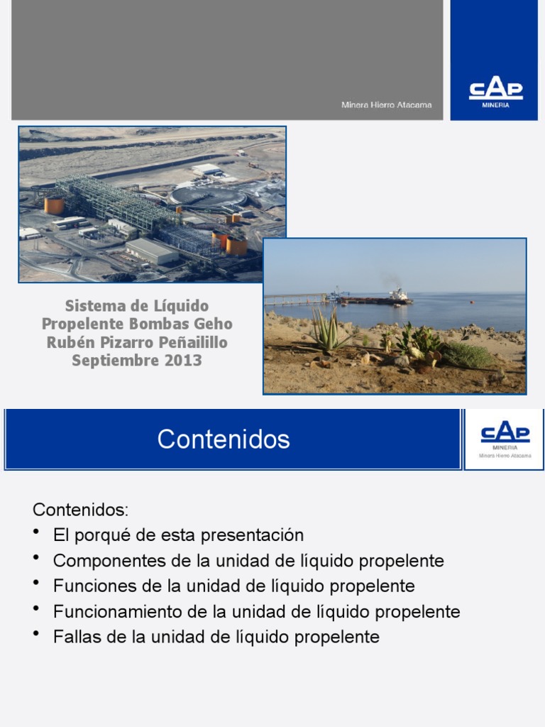 Sistema de Bombas Geho y Propelente | PDF | Bomba | Presión