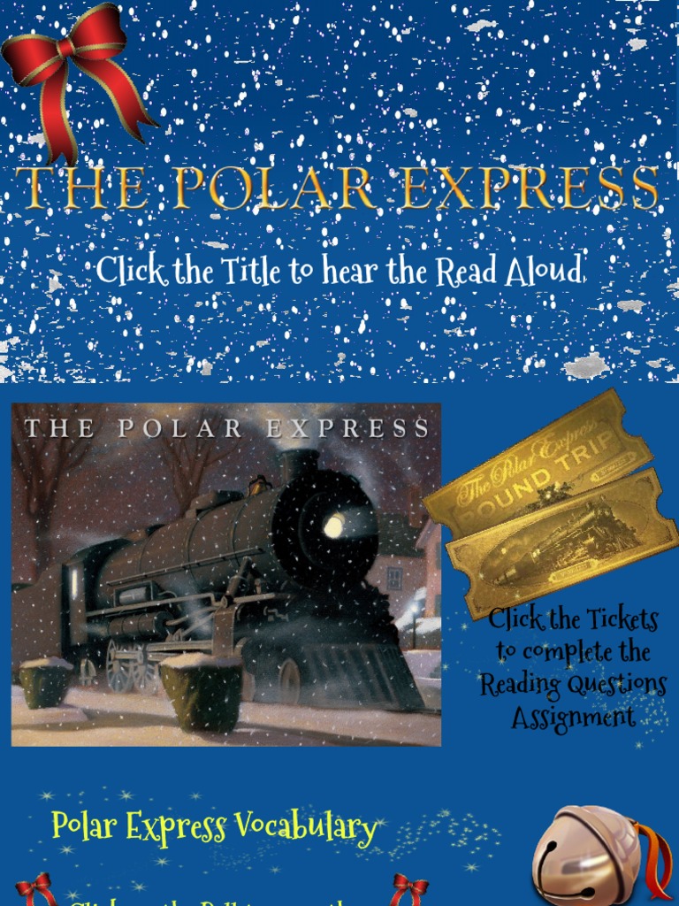 Polar Express Reading Activities | PDF