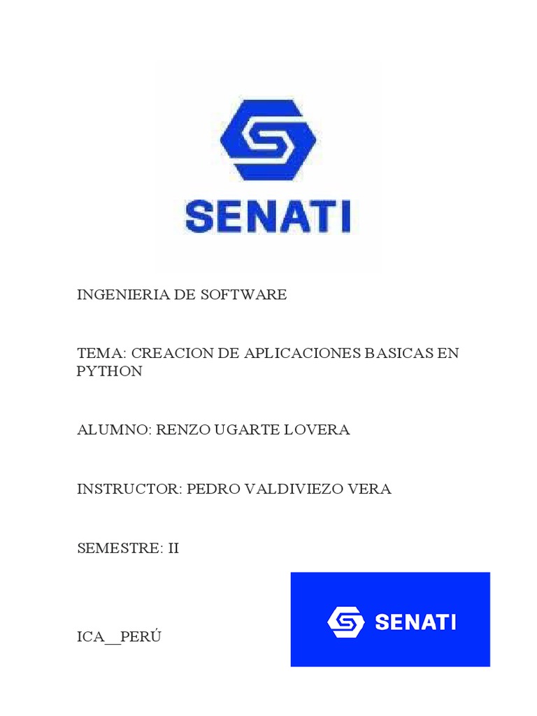 tr1 Algoritmia de Programacion de Software | PDF | Python (lenguaje de ...