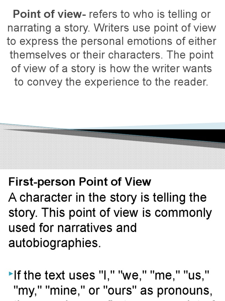 ENGLISH Point of View | PDF | Narration