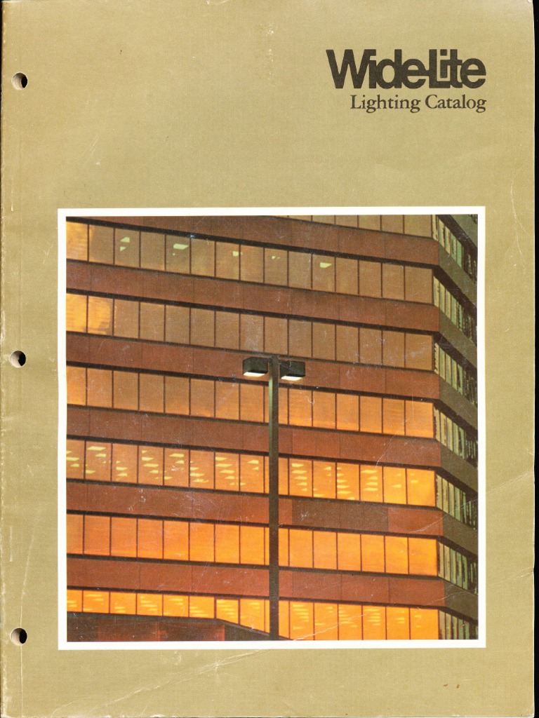 Wide-Lite Lighting Catalog 1976 | PDF | Lighting | Light