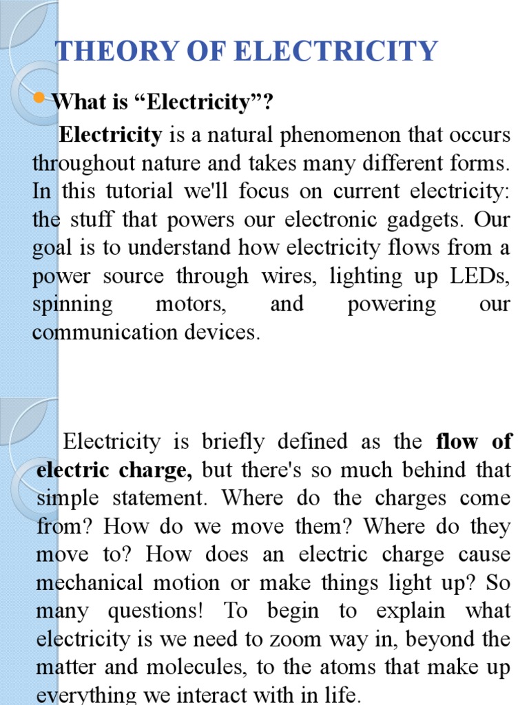 Module 1 Basic Electrical Ideas Units Part I 1 | PDF | Atoms | Electric Charge