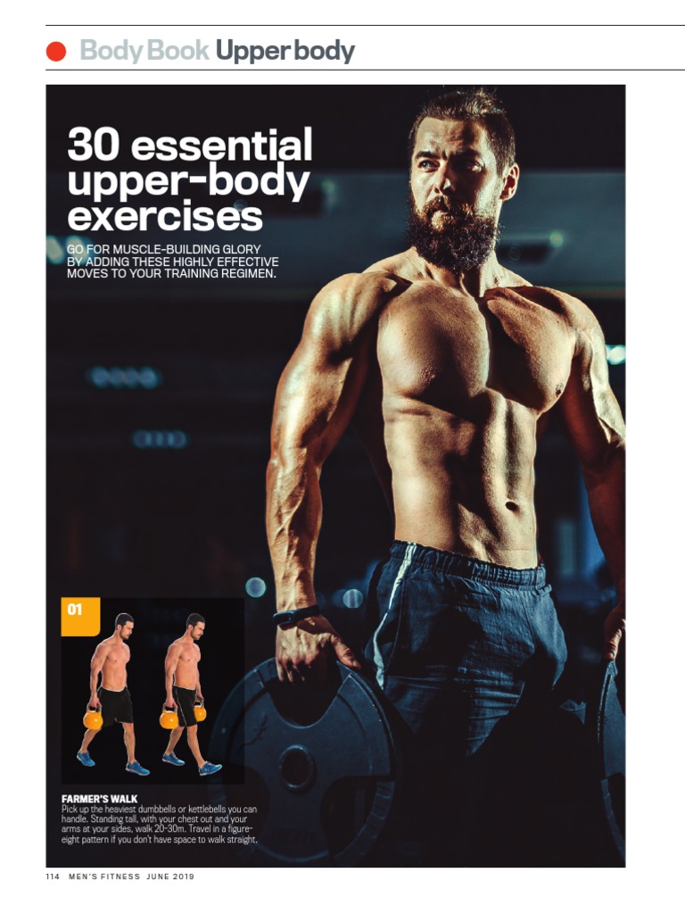 Essential Upper Body Exercises Guide | PDF | Physical Exercise | Weight ...