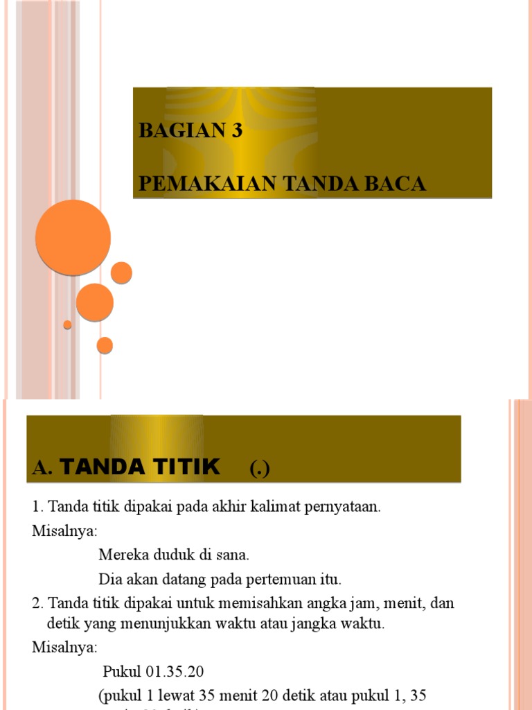 Panduan Pemakaian Tanda Baca | PDF