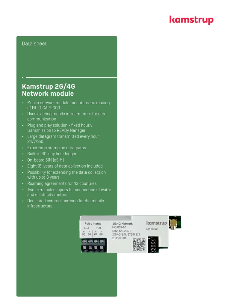 2G - 4G Network Module - Data Sheet - English | PDF | 4 G | Infrastructure