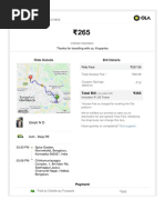 Ola Cab Invoice Template | PDF | Invoice | Payments