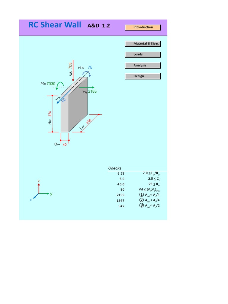 RC Shear Wall | PDF