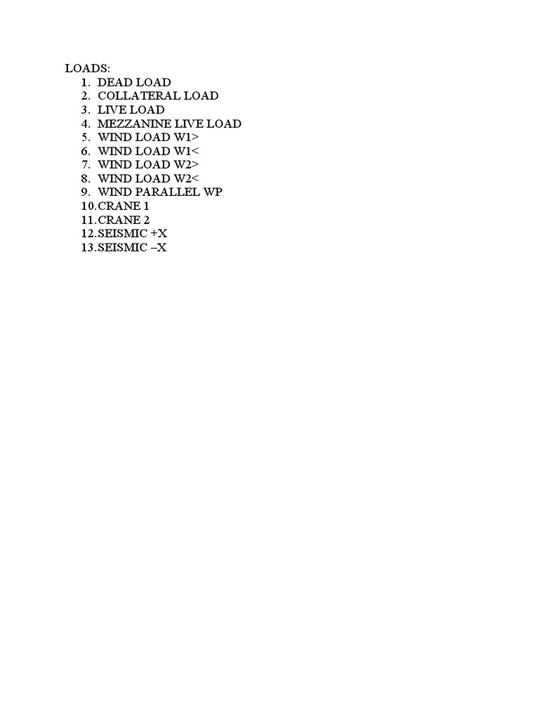Load Combination Is 800-2007 | PDF
