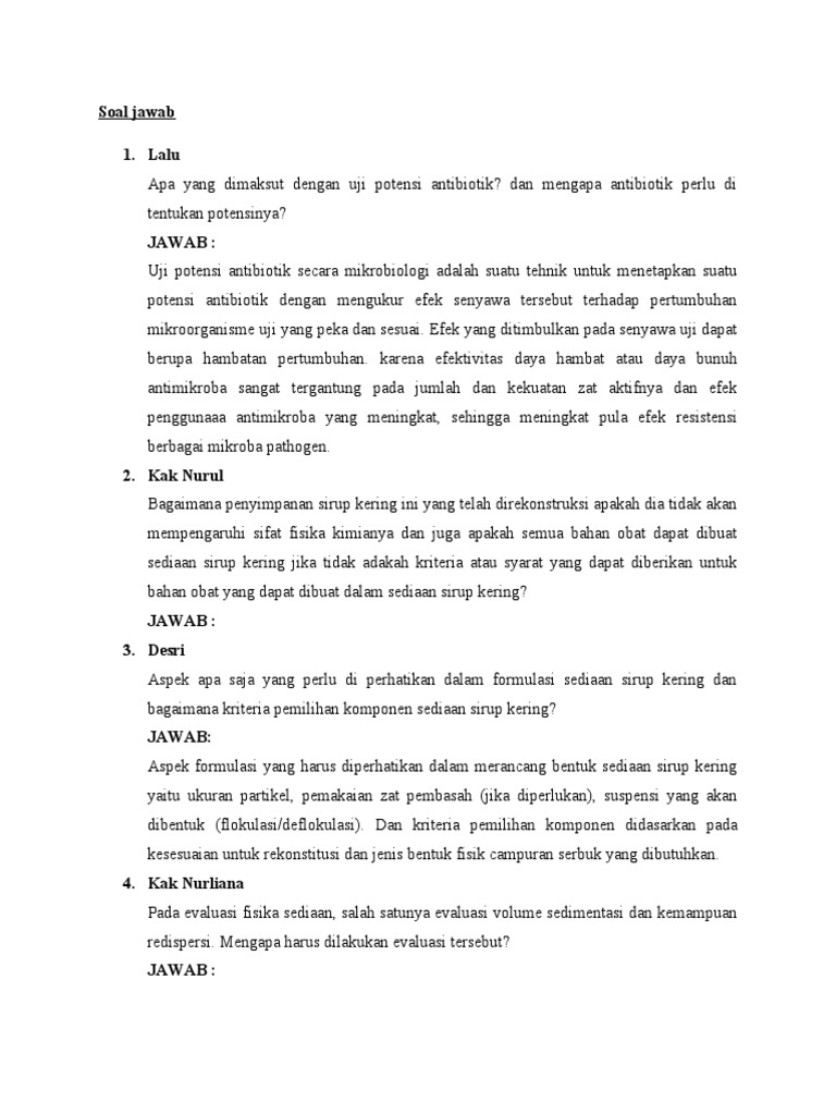 Soal Jawab | PDF