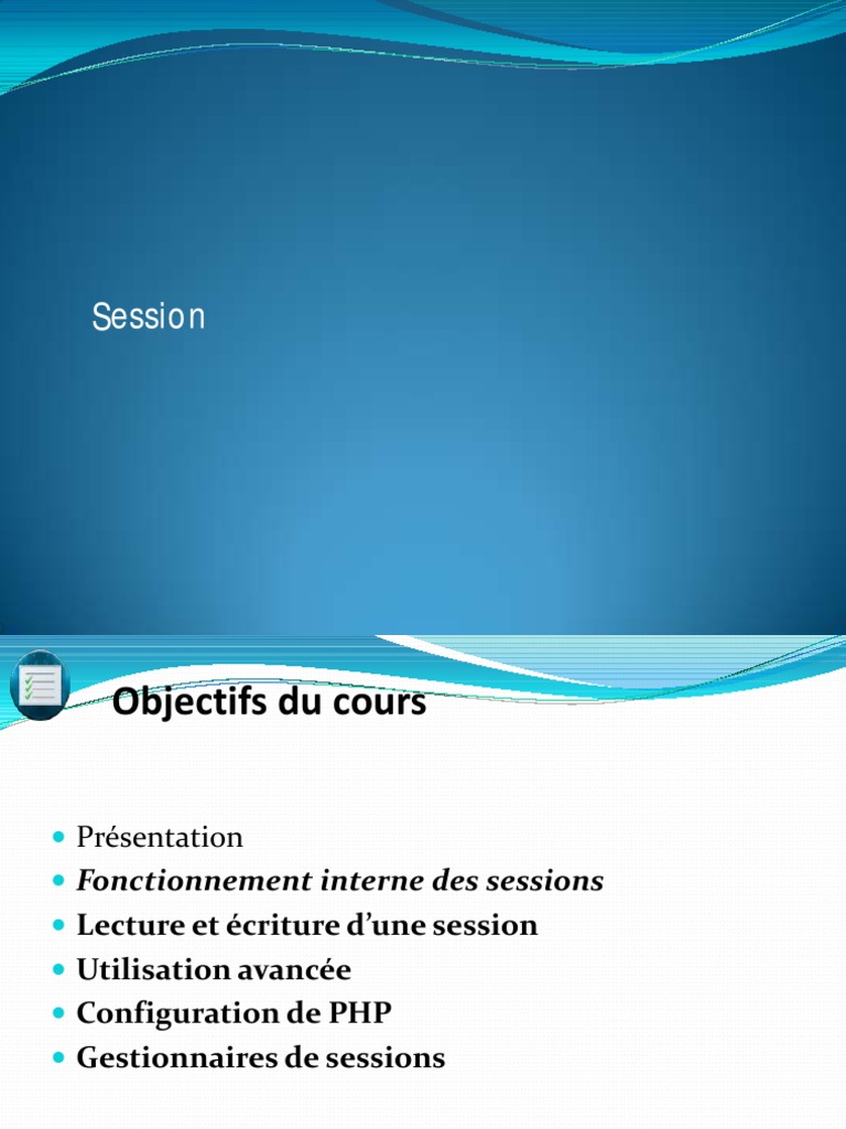 Gestion des sessions en PHP | PDF | Cookie (informatique) | Génie logiciel