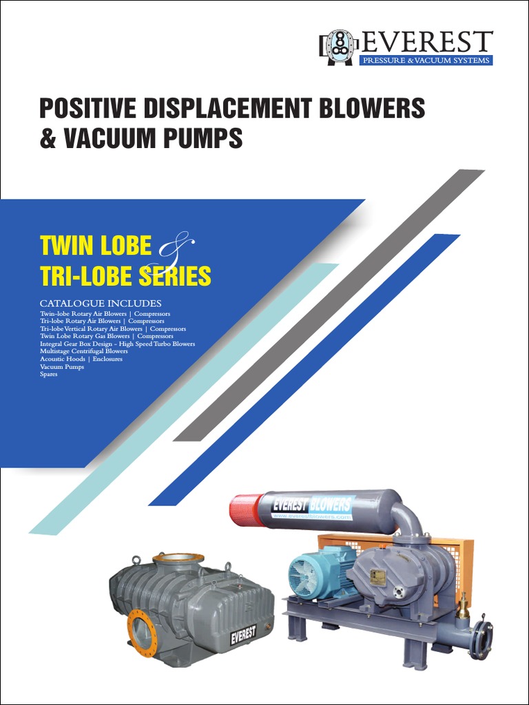 Everest: Positive Displacement Blowers & Vacuum Pumps | PDF | Bearing ...