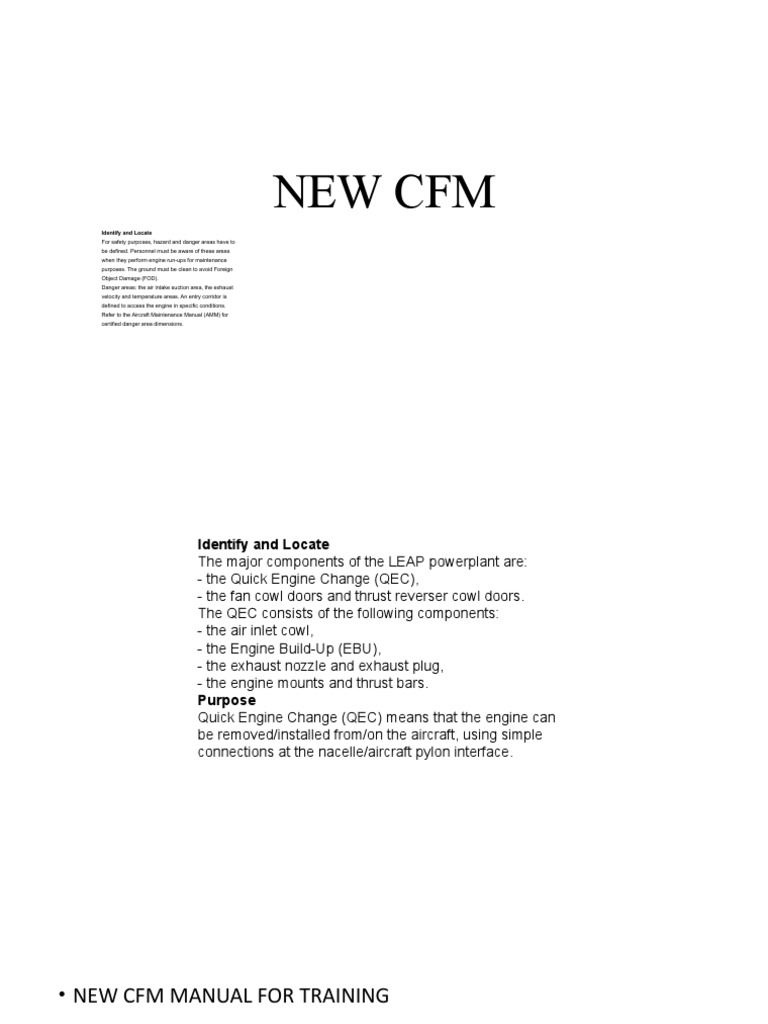 Quick Engine Change and Cowls | PDF