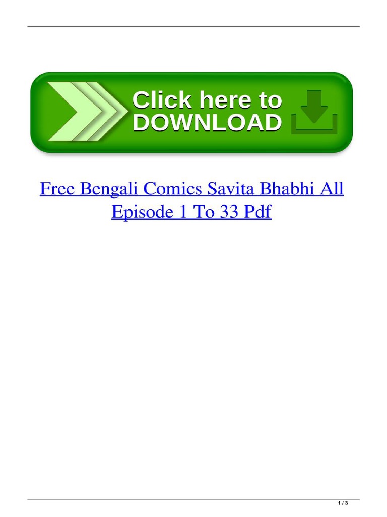 Vebuka Free Bengali Comics Savita Bhabhi All Episode 1 To 33 PDF PDF | PDF