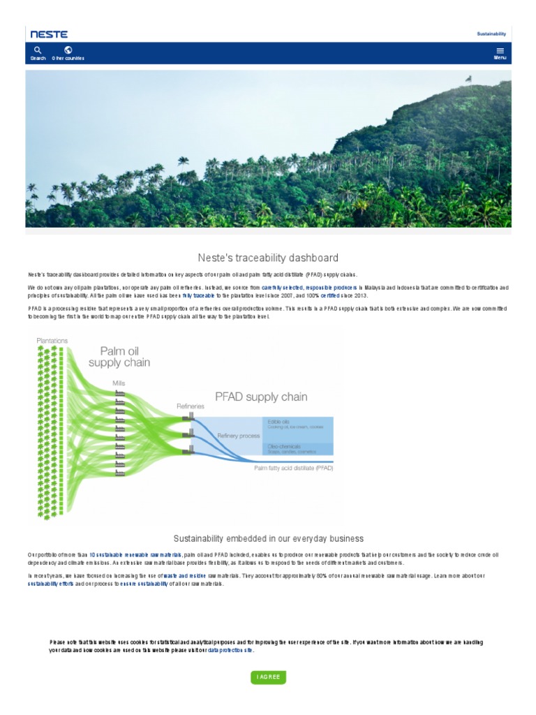 Traceability Dashboard - Neste | PDF | Http Cookie | Supply Chain