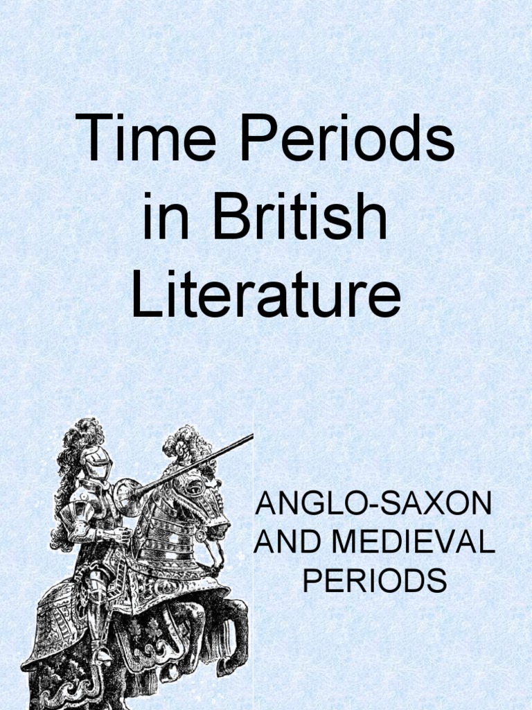Time Periods in British Lit | PDF | English Literature | Romanticism