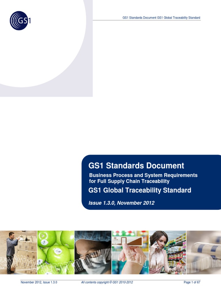GS1 Standards Document: GS1 Global Traceability Standard | PDF ...