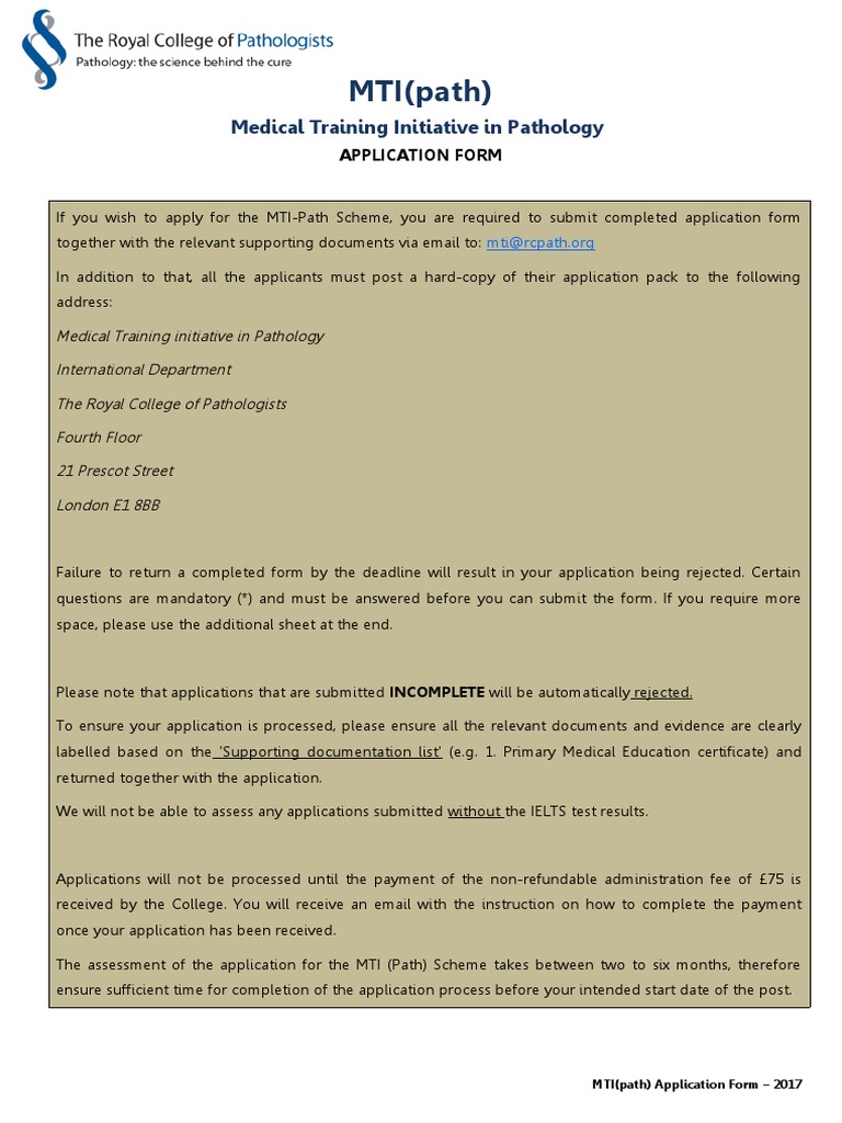 MTI (Path) : Medical Training Initiative in Pathology | PDF ...