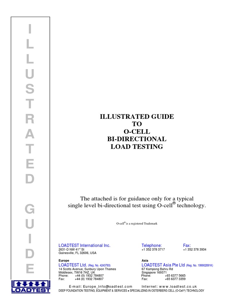Osterberg Load Cell Test-Illustrated Guide | PDF | Deep Foundation ...