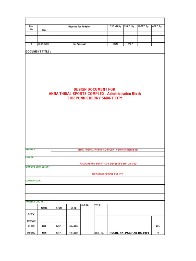 PSCDL Nki PSCP Ab DC 0001 | PDF | Structural Load | Building Engineering