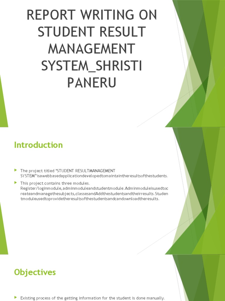 Student Result Management System | PDF
