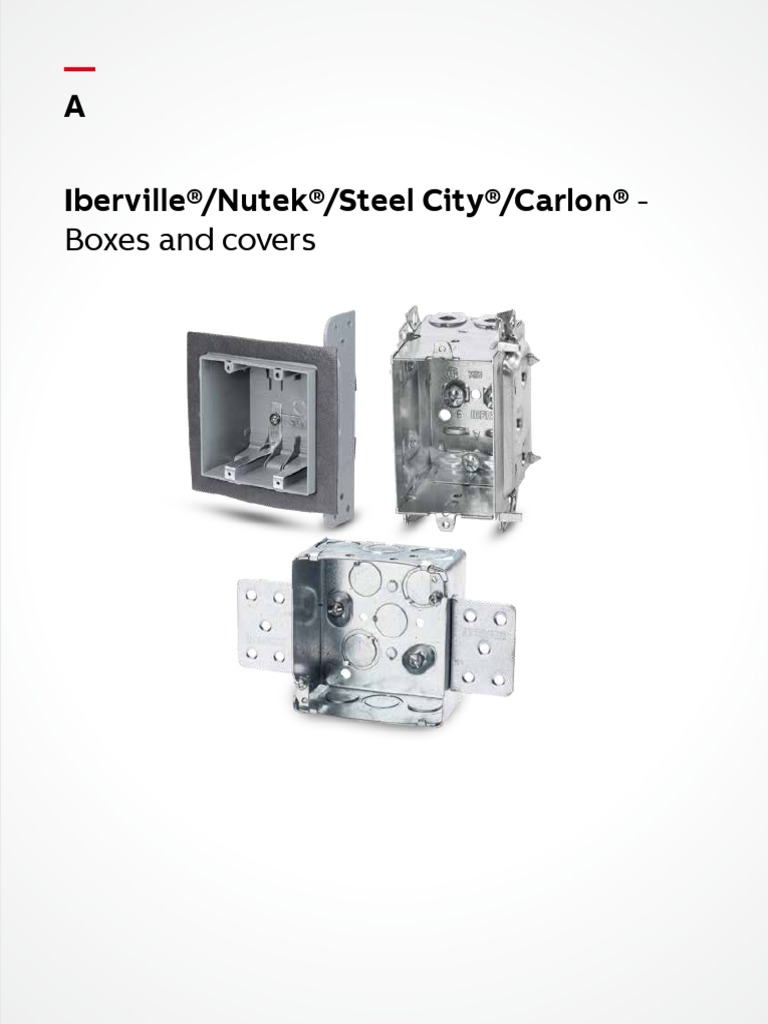 A Boxes - Covers E | PDF | Galvanization | Sheet Metal