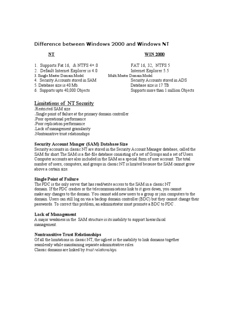 Windows Interview Why ADS | PDF | Active Directory | Domain Name System