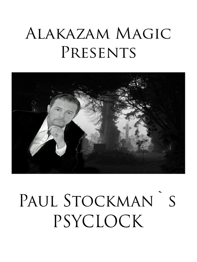 Paul Stockman - Psyclock | PDF | Clock