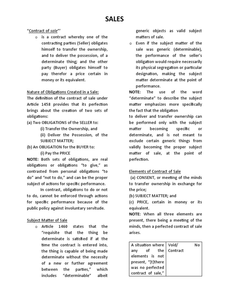 Intro Sales Reviewer | PDF | Lease | Law Of Agency